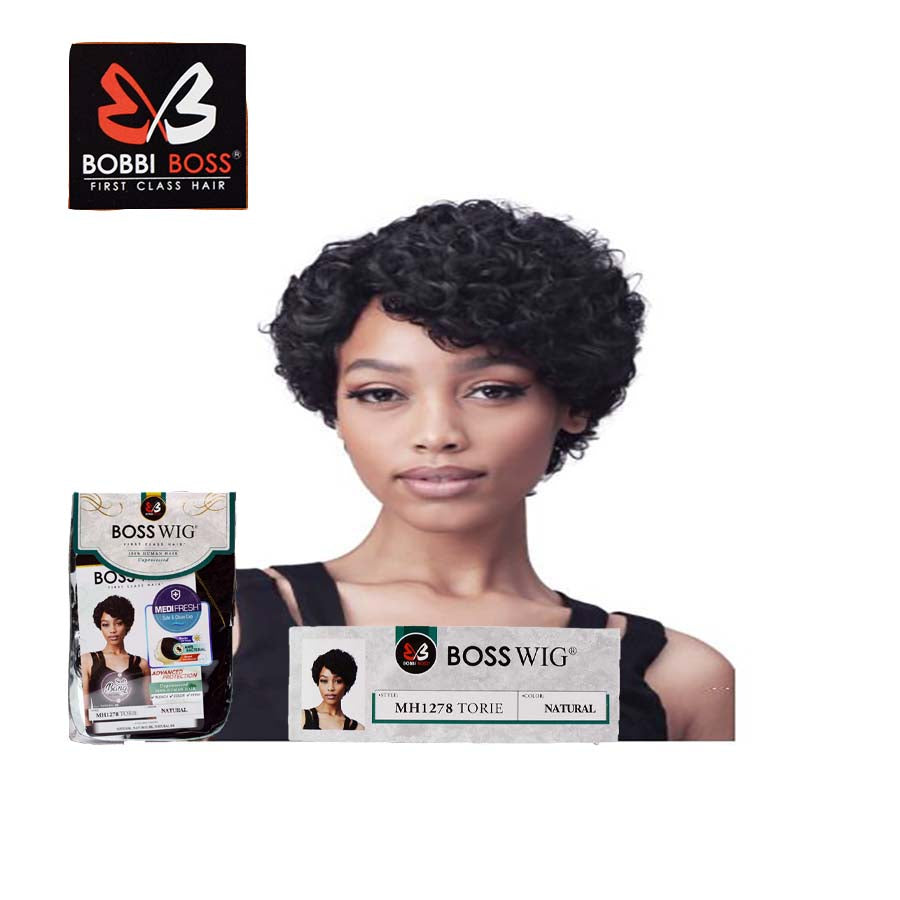 Bobbi Boss - BOSS Wig 100% Human Hair - MH1278 TORIE | Hair Joy Beauty ...