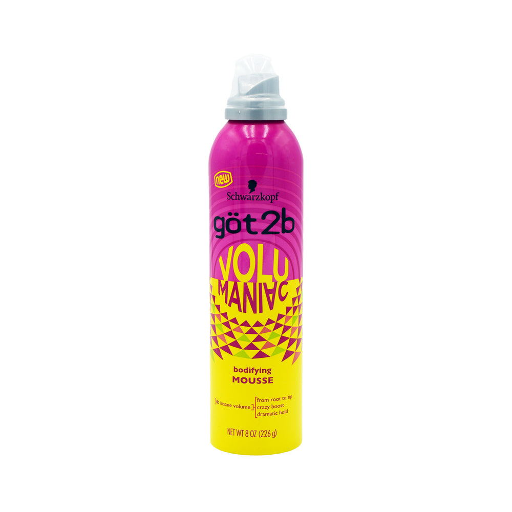 Got2b Glued - Volu Maniac Boddifying Mousse (8 Oz) | Hair Joy Beauty Supply
